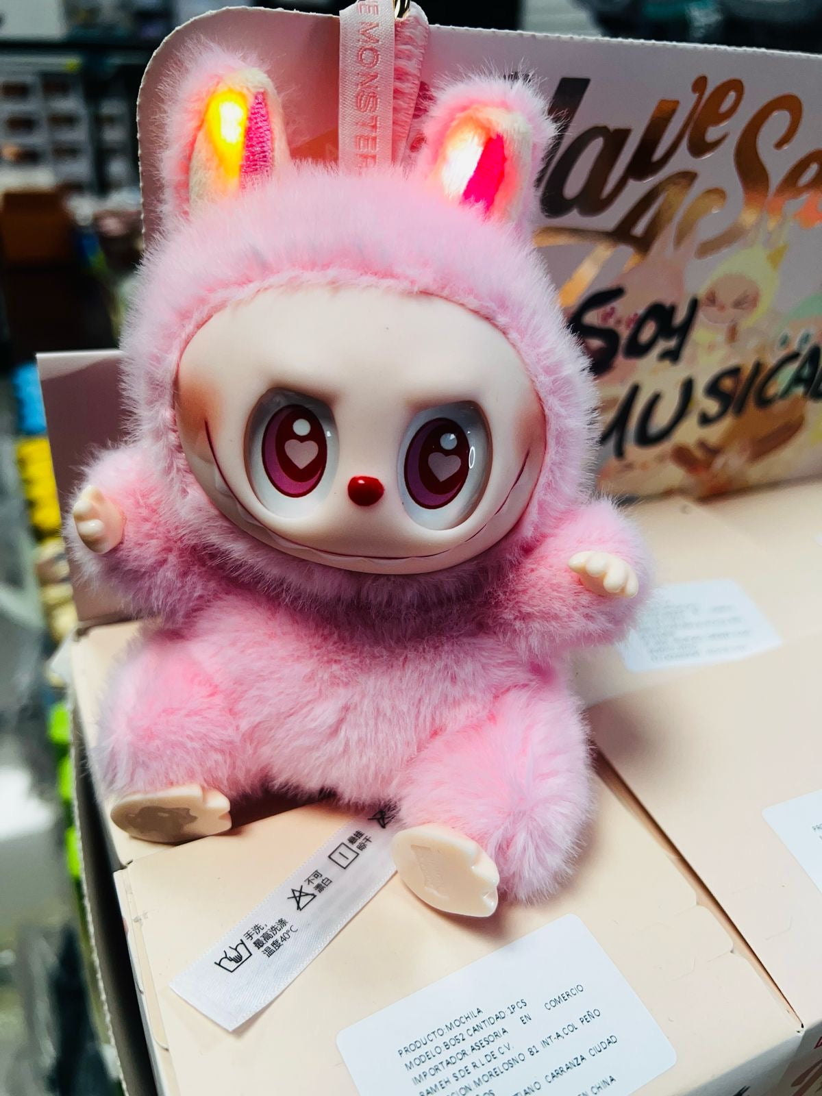 LaBubu musical y luz en caja y bolsa sorpresa – Mychinashopstore